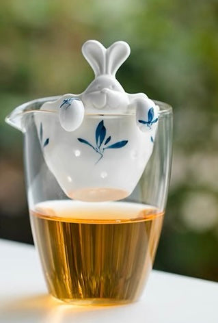Ceramic Bunny Tea Strainer Cup Set – Hobarthamperco.